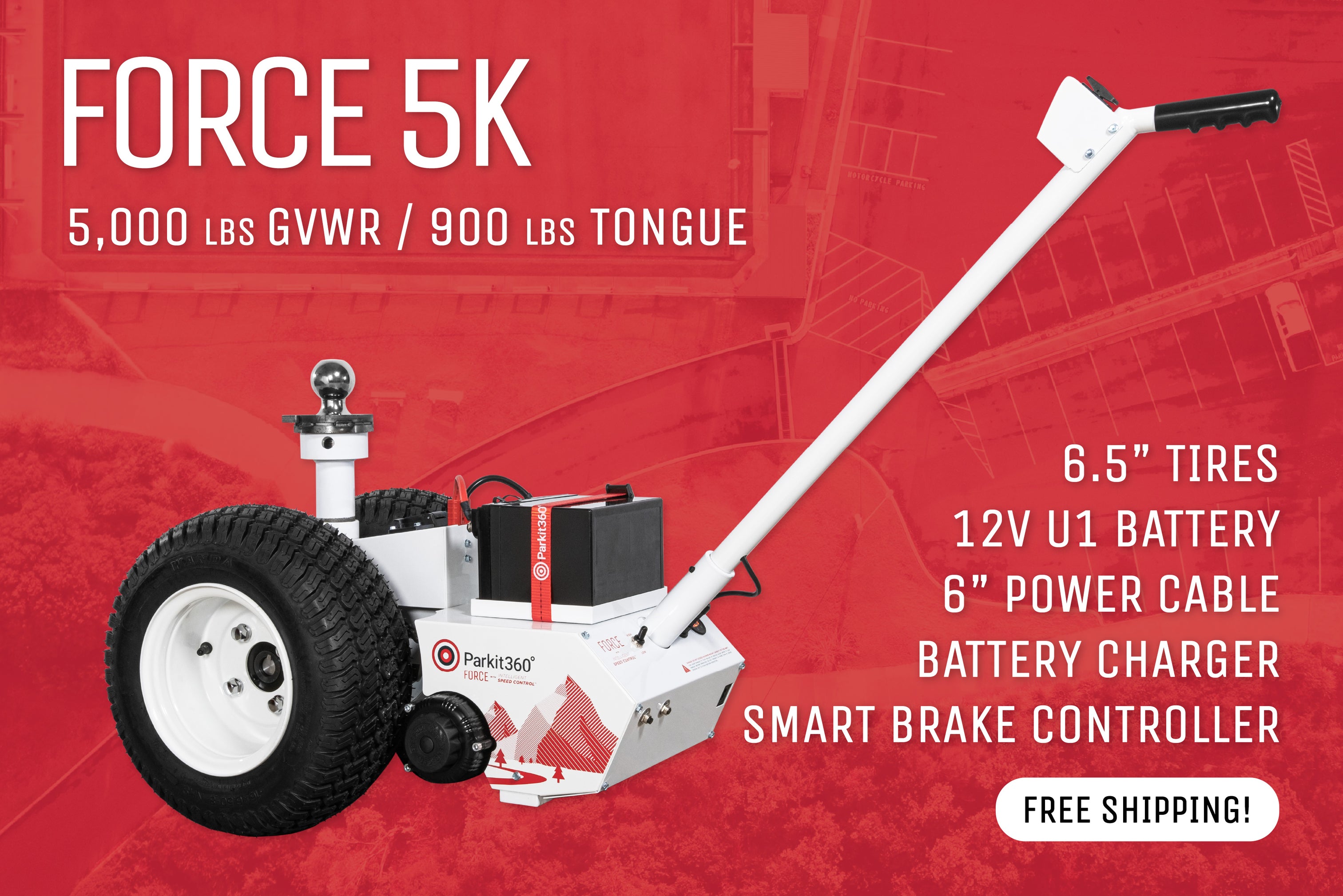 Force Electric Trailer Dolly Parkit360